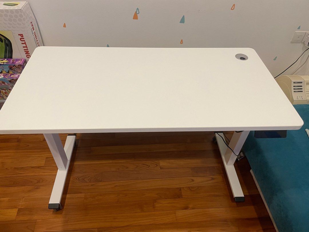 Adjustable height study table, Furniture & Home Living, Furniture ...