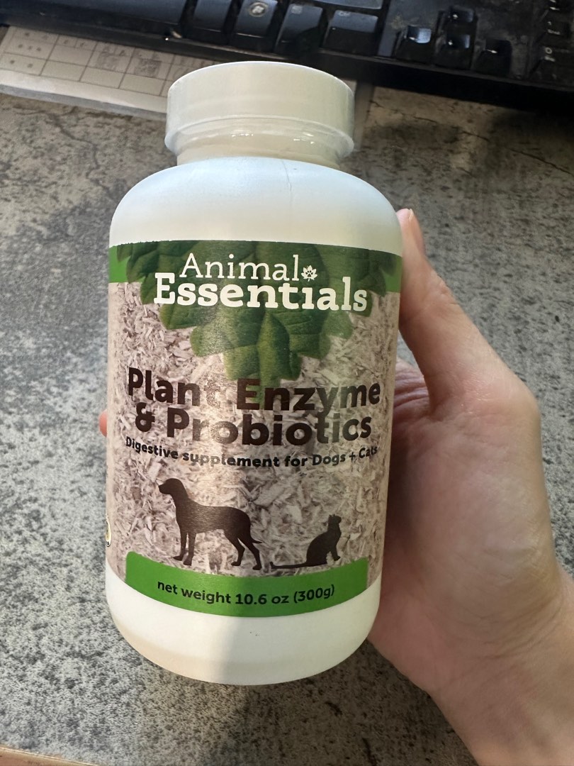 Animal essentials plant enzyme and probiotics powder 300g big bottle 貓狗 ...