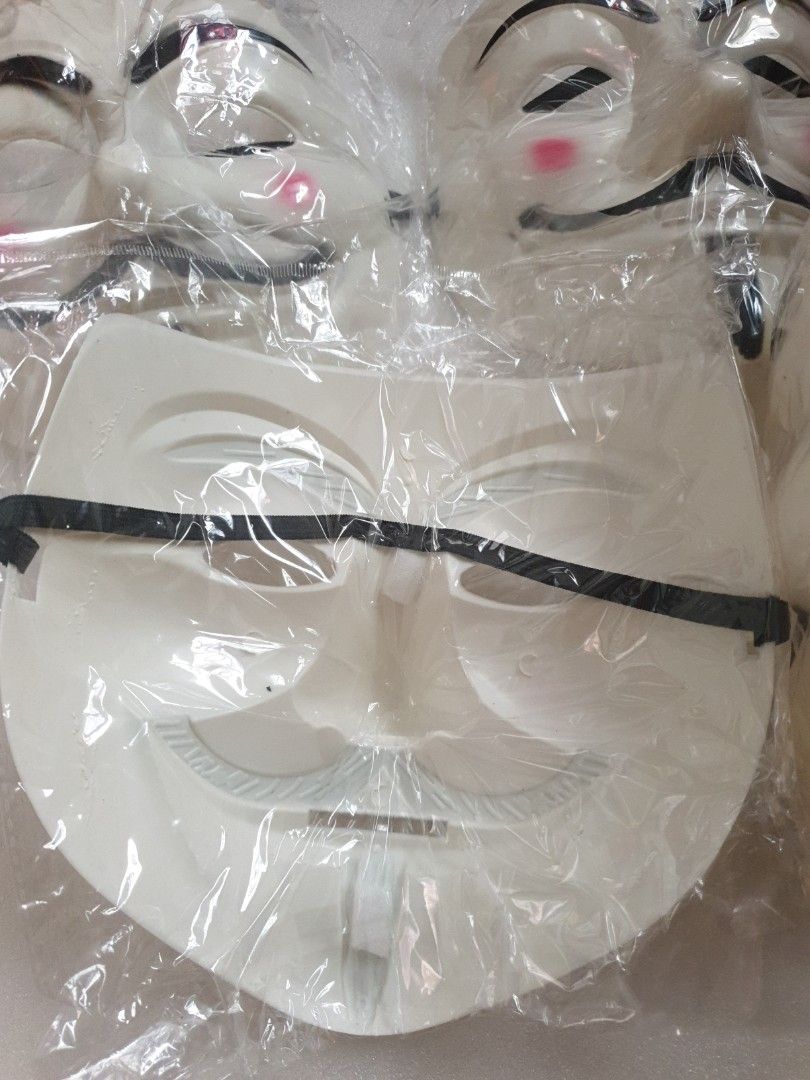 Anonymous Mask Vendetta Hacker Mask Dinner and Dance Party Dance ...