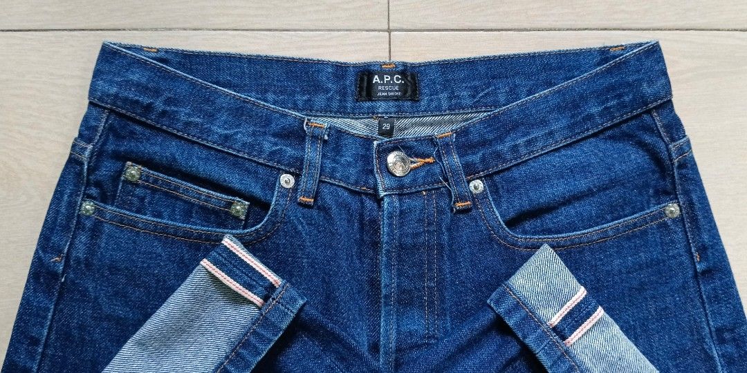 APC RESCUE SELVEDGE JEANS, Men's Fashion, Bottoms, Jeans on Carousell