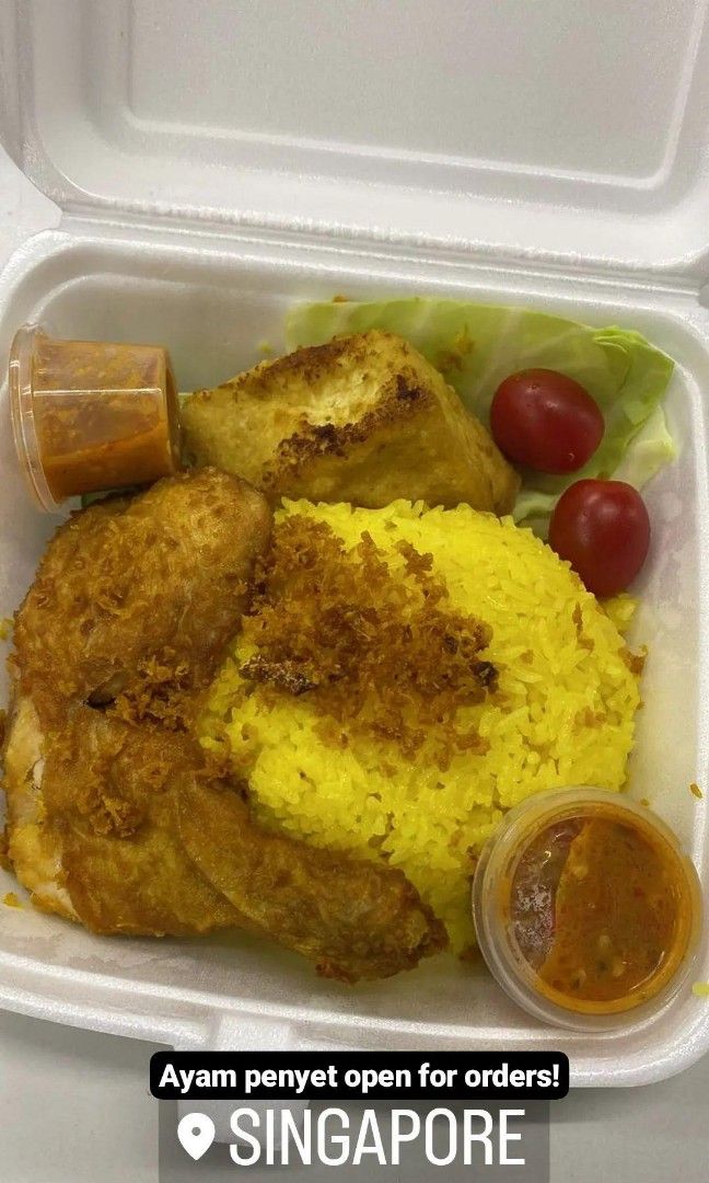 AYAM PENYET ADAM ROAD, Food & Drinks, Local Eats on Carousell