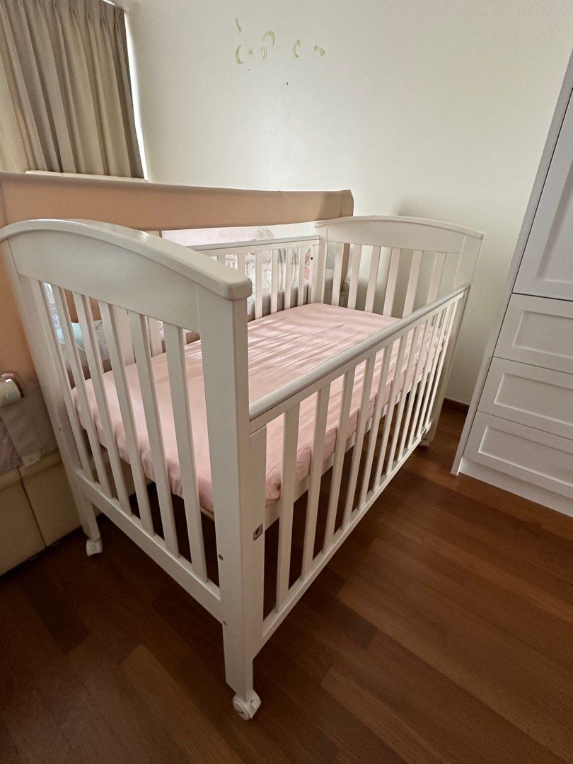 Babyhood cot with mattress, Babies & Kids, Baby Nursery & Kids ...
