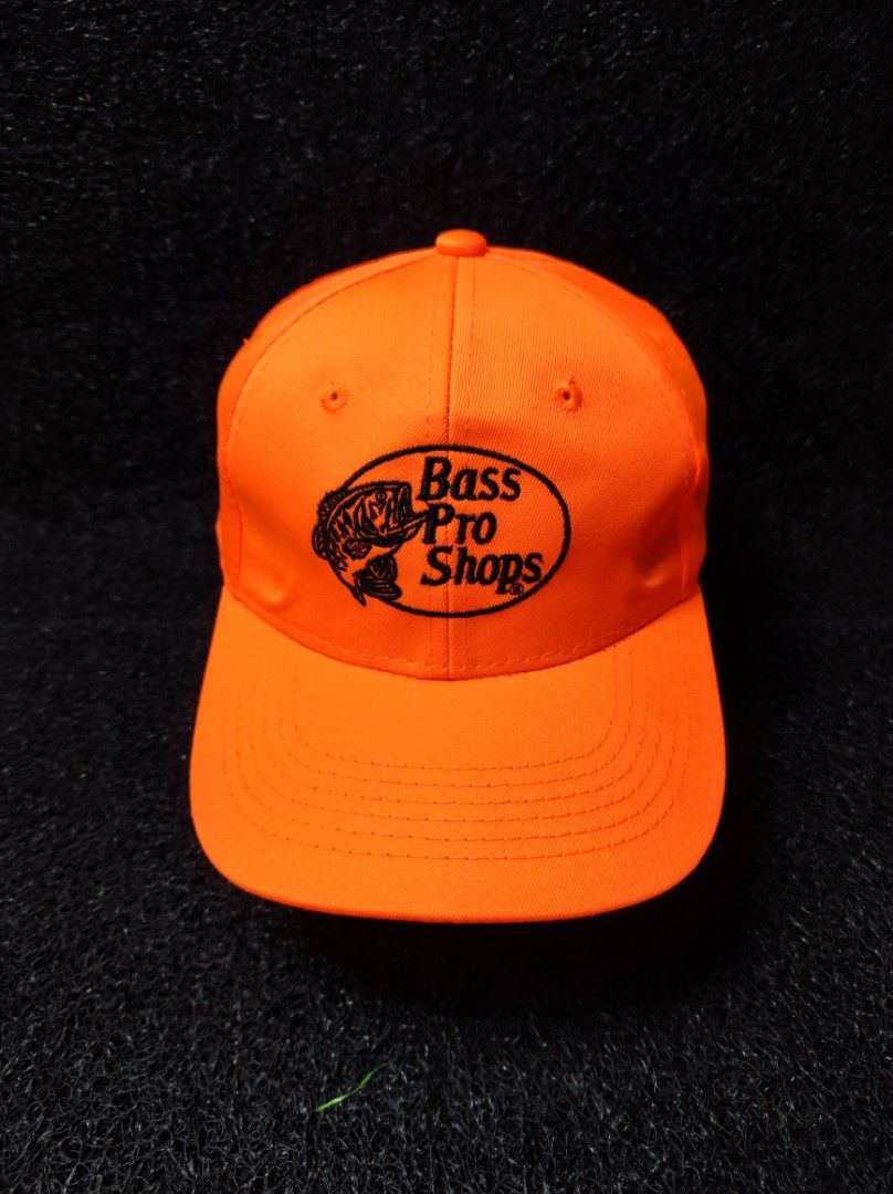 BASS PRO SHOPS ORANGE FISHING CAP, Men's Fashion, Watches & Accessories ...