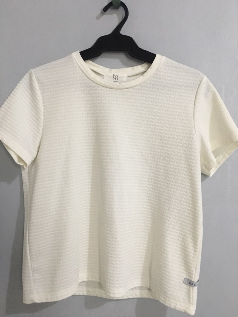 Bayo White Shirt, Women's Fashion, Tops, Shirts on Carousell