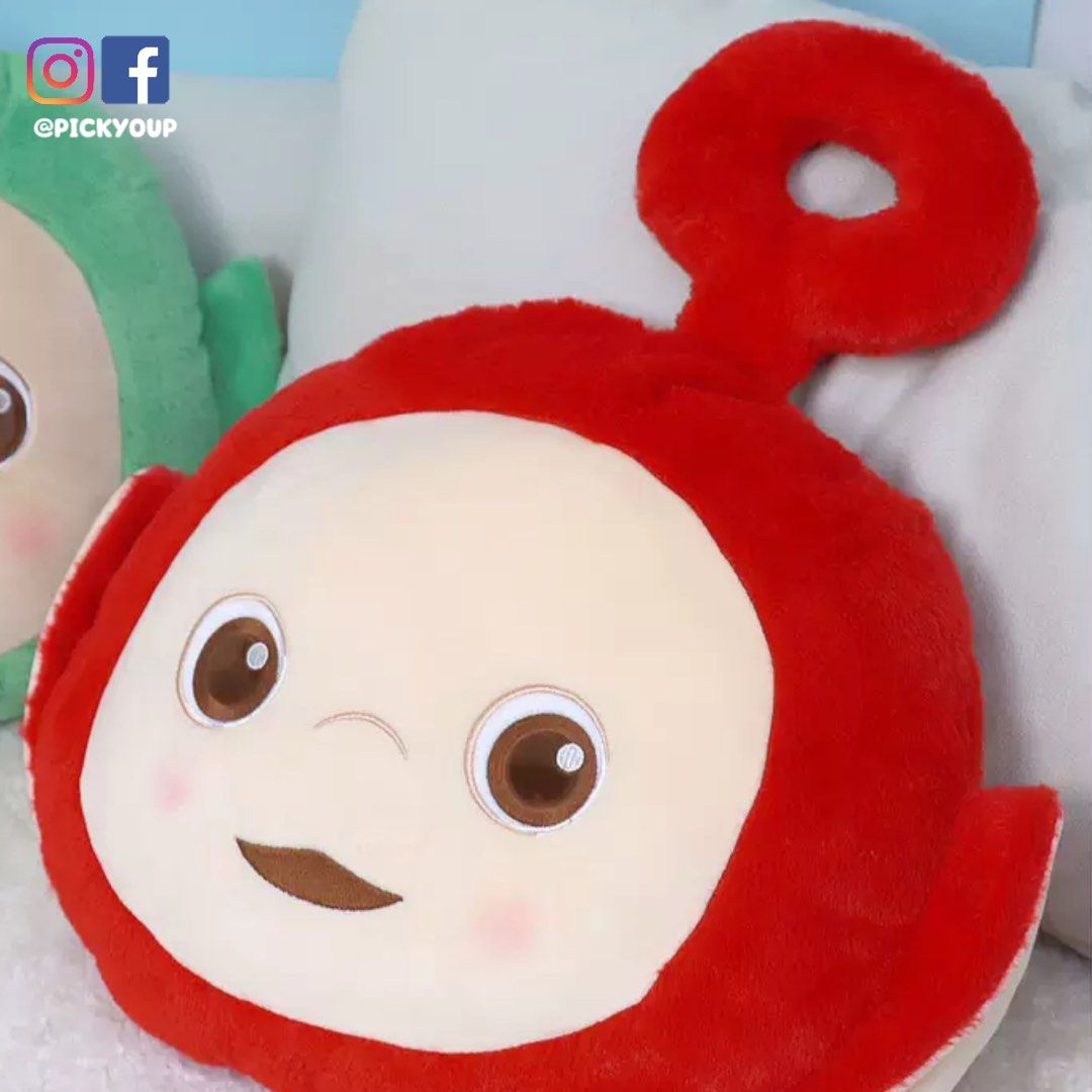 【預訂】天線得得B公仔抱枕：Dipsy、Po、LaaLaa、TinkyWinky, 興趣及遊戲, 玩具 & 遊戲類 - Carousell