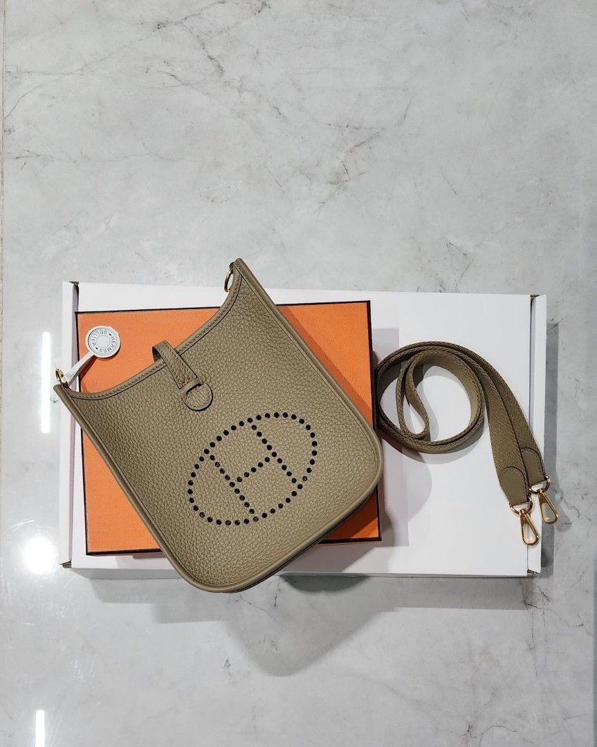 Beige Marfa clemence gold hardware 2023 new colour, Luxury, Bags ...