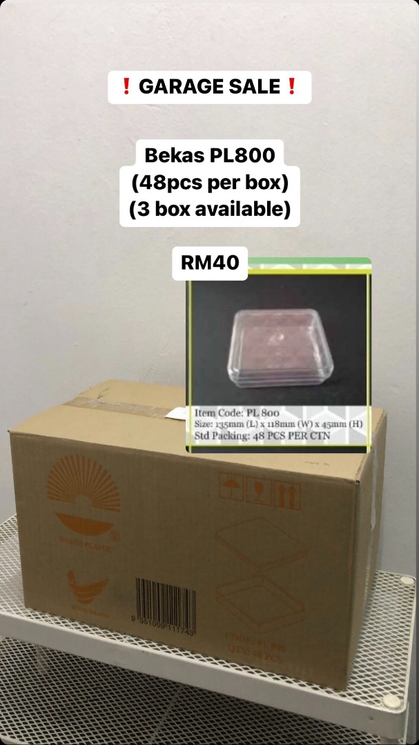 BEKAS PL800, Furniture & Home Living, Kitchenware & Tableware, Food Organisation & Storage on ...