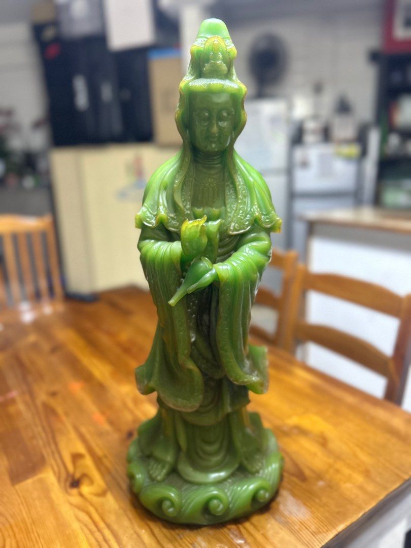 Big Jade Statue - 22 inches, Hobbies & Toys, Memorabilia & Collectibles ...