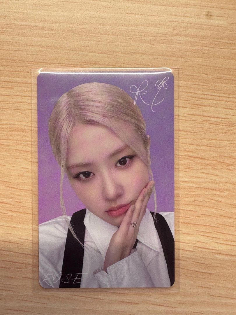 blackpink BPTG 小卡rose, 興趣及遊戲, 收藏品及紀念品, 韓流 - Carousell