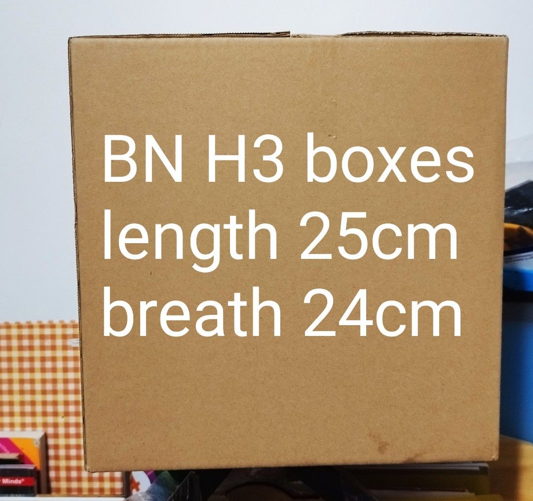 BN N6, N7, N8 size Card board boxes, Furniture & Home Living, Home ...