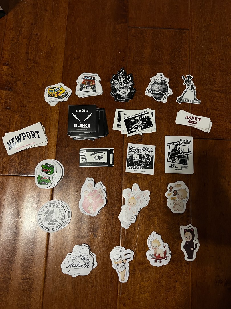 Brandy Melville Stickers, Women's Fashion, Watches & Accessories, Other ...