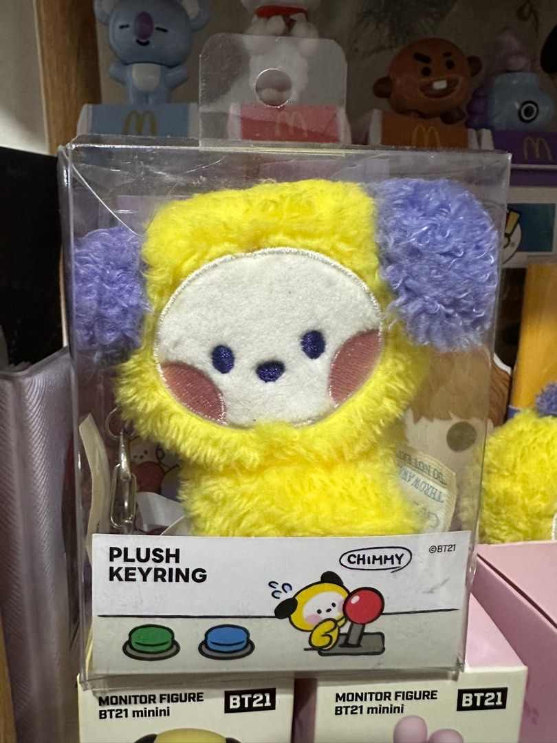 BT21 Chimmy Plush Keyring, Hobbies & Toys, Memorabilia & Collectibles, K-Wave on Carousell