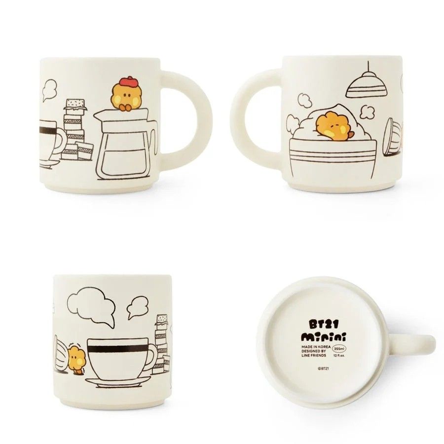 BT21 Minini Shooky Mug, Hobbies & Toys, Memorabilia & Collectibles, K ...