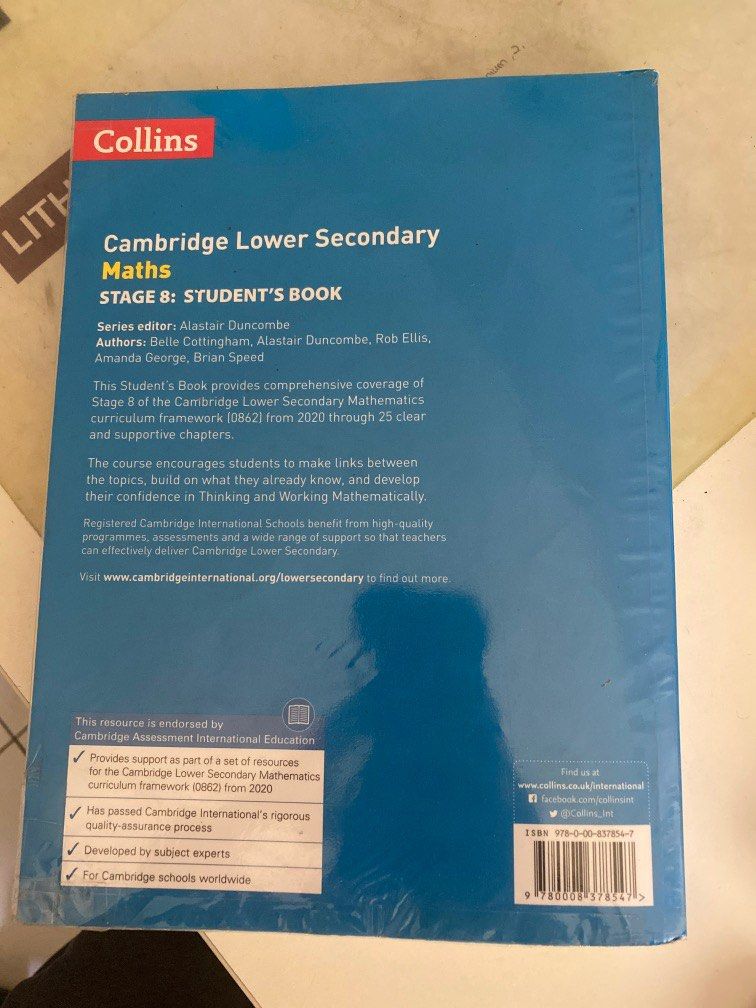 Cambridge Lower Secondary Maths Student Book: Stage 8, Hobbies & Toys ...