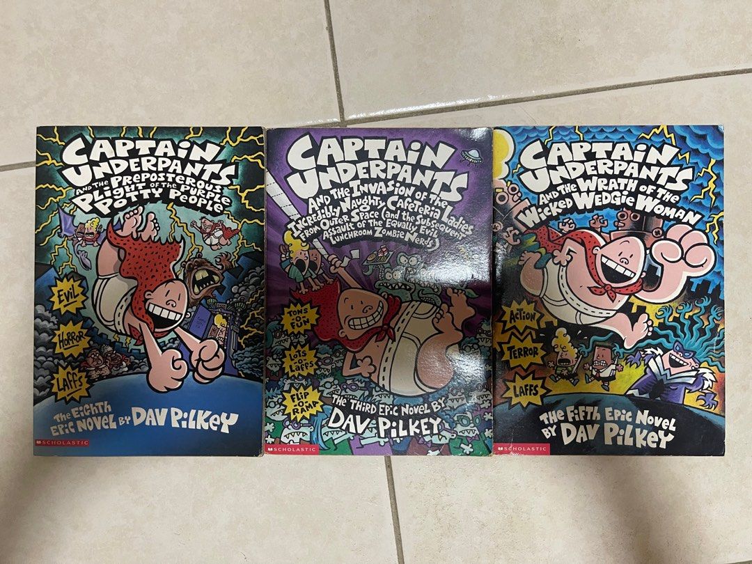 Captain Underpants Books, Hobbies & Toys, Books & Magazines, Comics ...