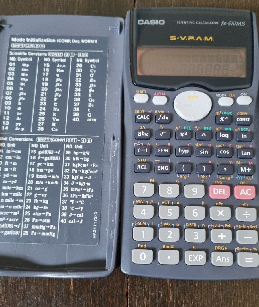 Casio FX 570MS Mathematics Scientific Calculator, Computers & Tech ...