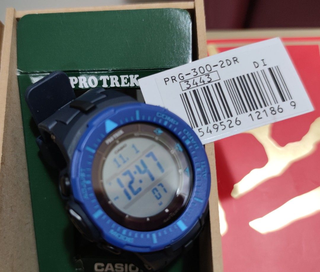 Casio:Full set Casio Protrek PRG-300-2D Triple Sensor ( 指南針/大氣壓/高度計）手表 ...