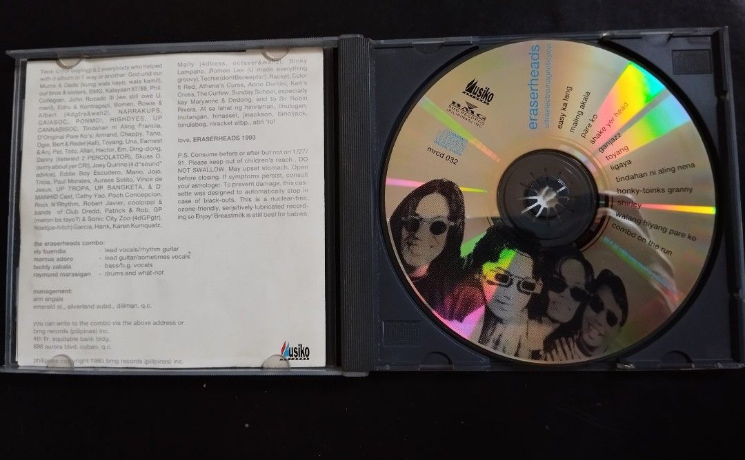 CD Eraserhead Ultramagnetic Pop, Car Parts & Accessories, Audio, Video ...