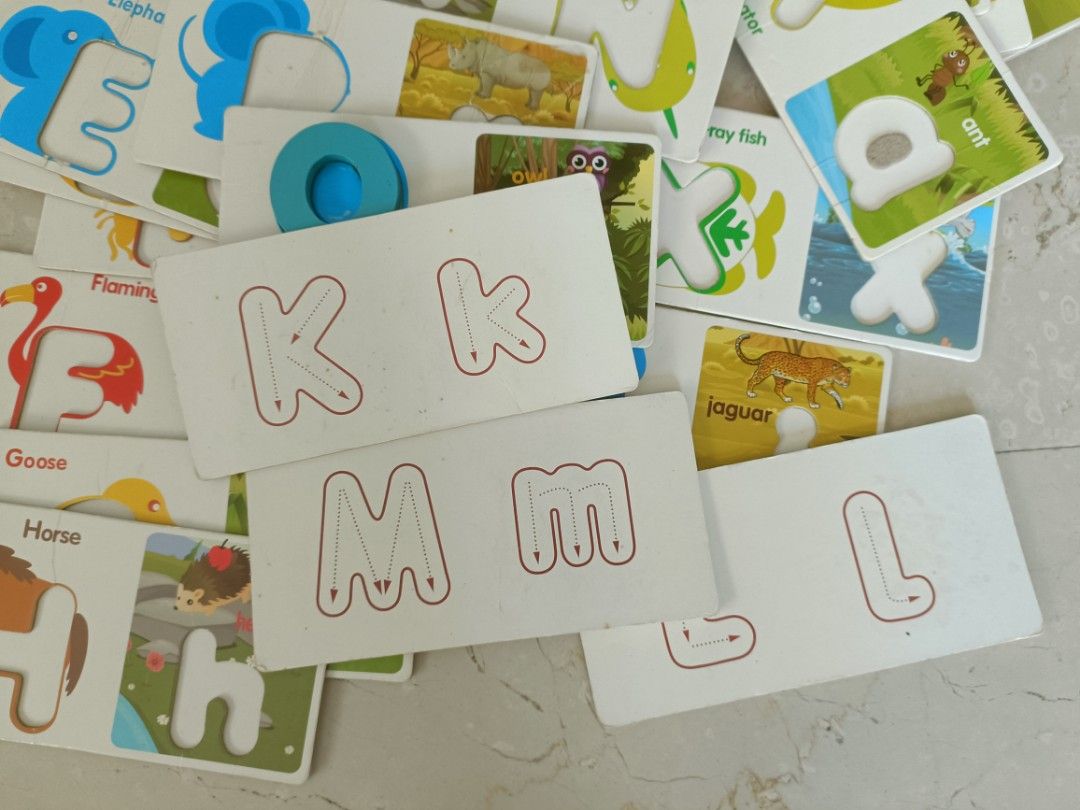 Children Kids ABC Alphabet Phonics Matching Recognition Words ...