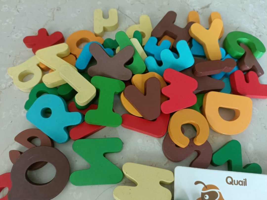 Children Kids ABC Alphabet Phonics Matching Recognition Words ...