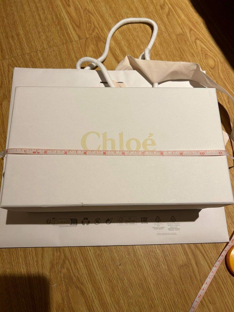 Chloe shoe box with dustbags and paper bag, Luxury, Sneakers & Footwear ...