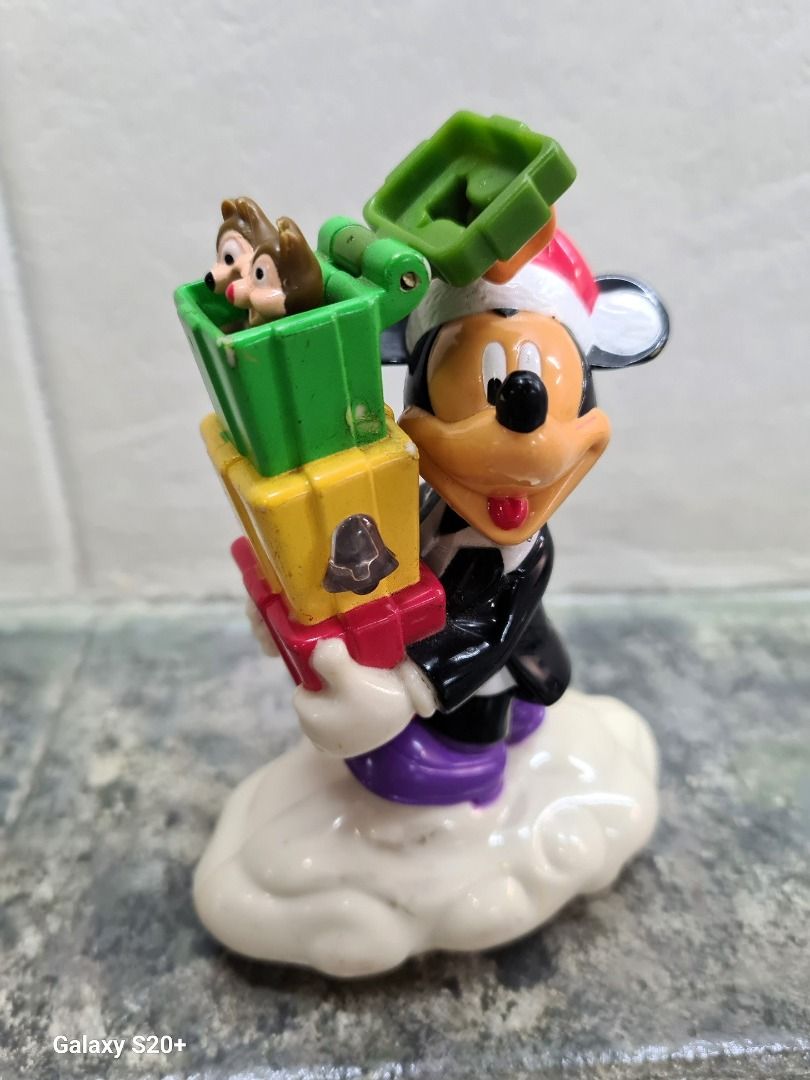 CHRISTMAS MICKEY MOUSE - 2002 McDonald's Disney Happy Meal Toy Series ...