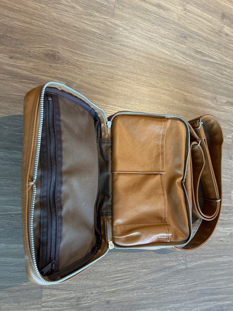 Classic Leather Porter Slings, Men's Fashion, Bags, Sling Bags on Carousell