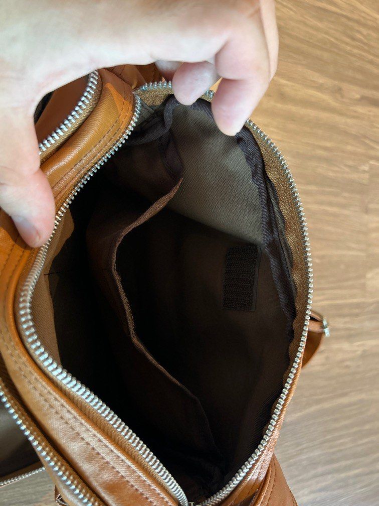 Classic Leather Porter Slings, Men's Fashion, Bags, Sling Bags on Carousell