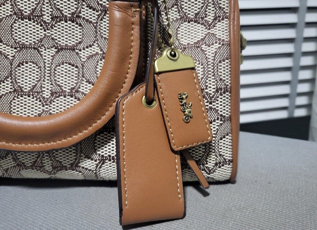 Coach RUBY SATCHEL 25 IN SIGNATURE TEXTILE JACQUARD, Luxury, Bags ...