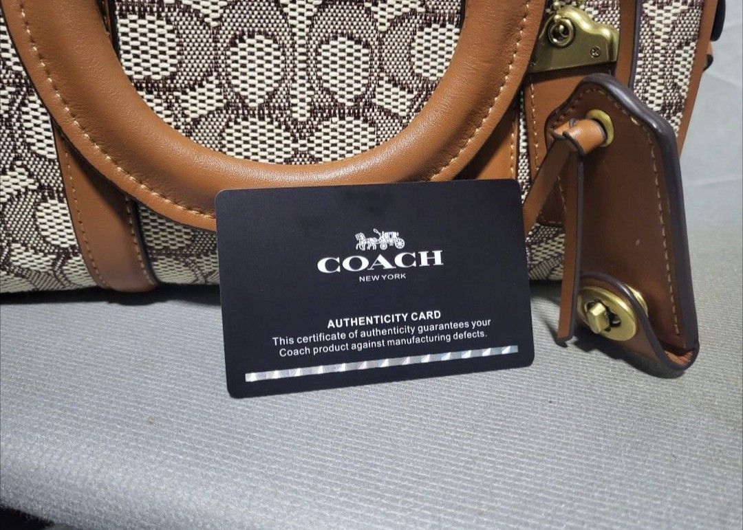 Coach RUBY SATCHEL 25 IN SIGNATURE TEXTILE JACQUARD, Luxury, Bags ...
