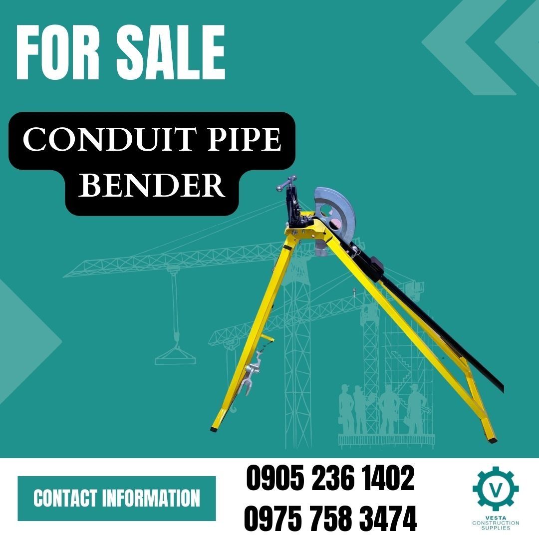CONDUIT PIPE BENDER, Commercial & Industrial, Construction Tools ...