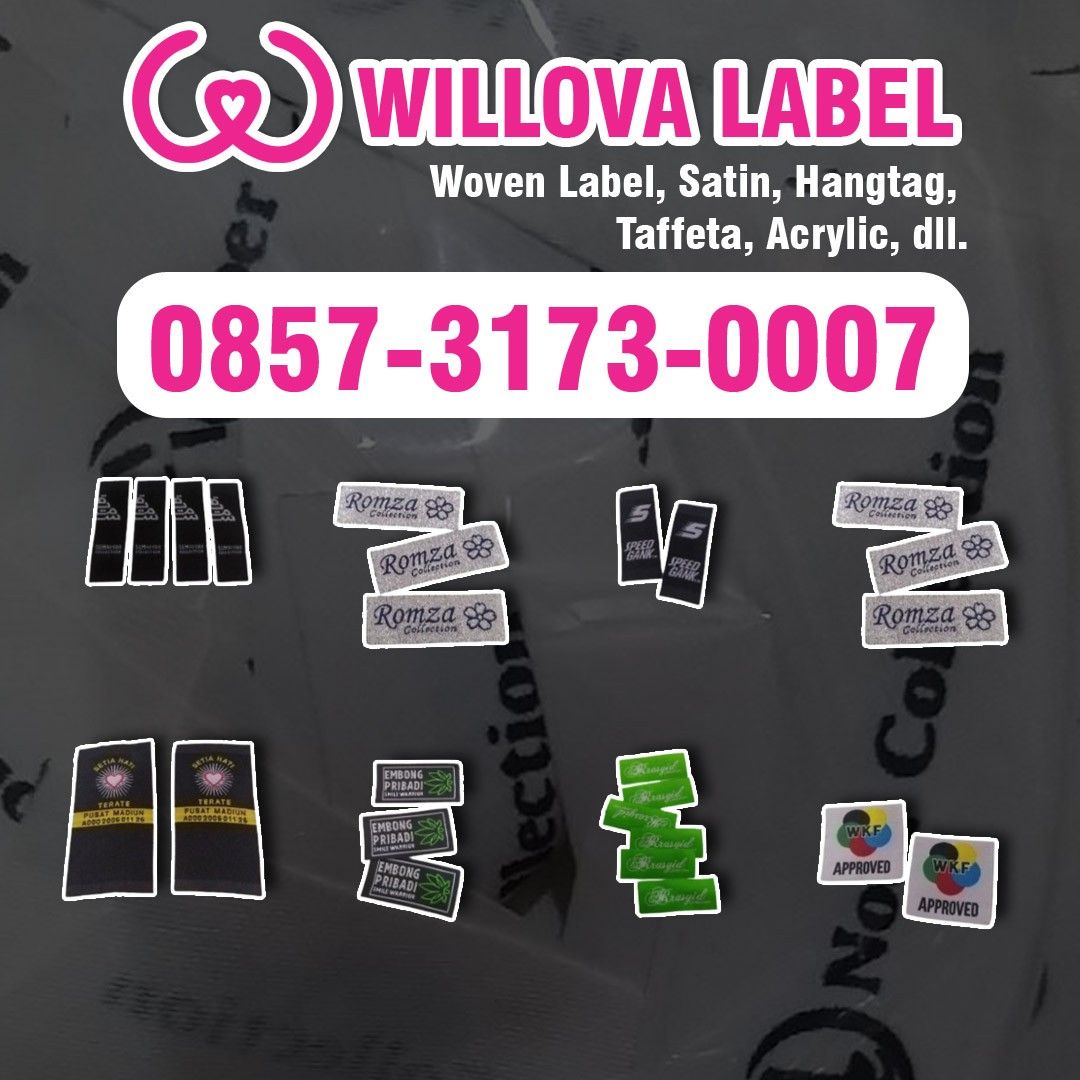 Contoh Tag Baju, Fesyen Wanita, Aksesoris di Carousell