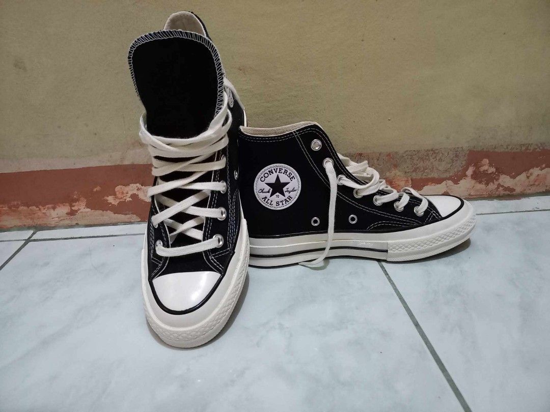 CONVERSE CHUCK 70 HIGH CUT UNISEX SNEAKERS - BLACK, Women's Fashion ...