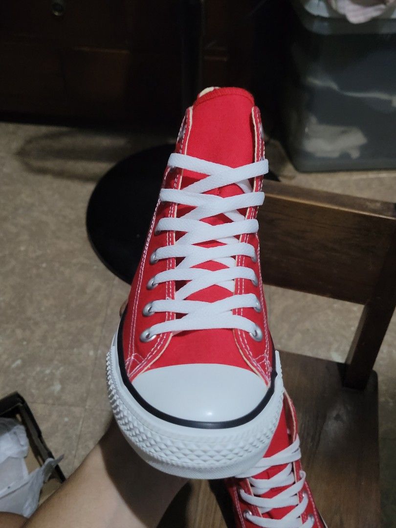 Converse All Star High Cut Red, Men's Fashion, Footwear, Sneakers on ...