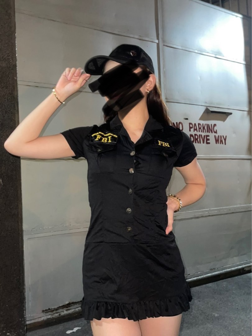 Cop Dress Costume, Women's Fashion, Dresses & Sets, Dresses on Carousell