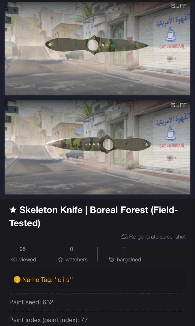 CS2/CSGO Skeleton Knife | Boreal Forest (Field Tested), Video Gaming ...