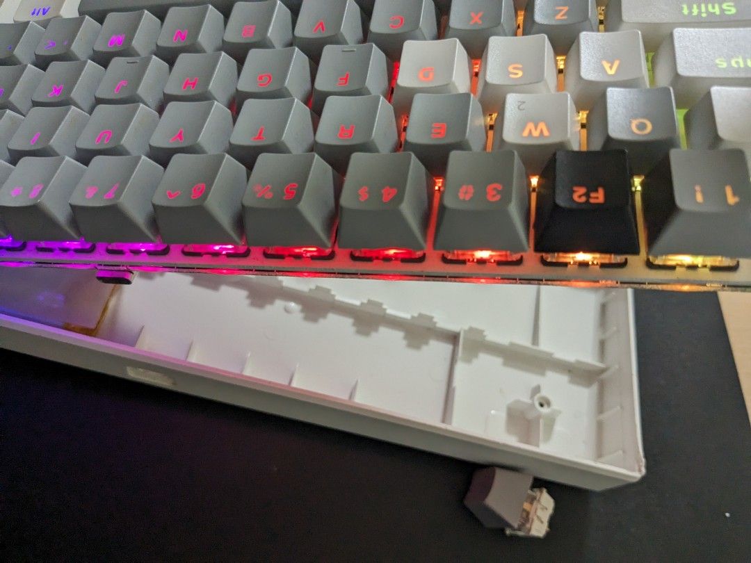 *CUSTOM MODDED* rk61 keyboard gaming keyboards RGB hot swappable ...