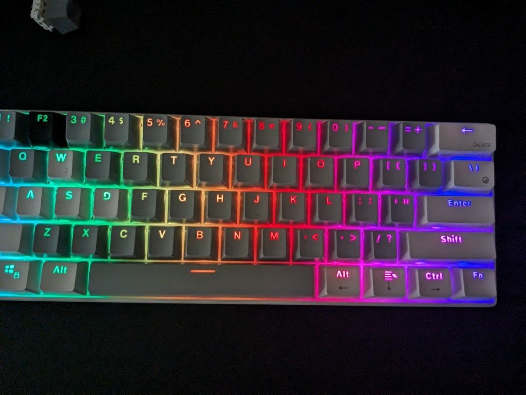 *CUSTOM MODDED* rk61 keyboard gaming keyboards RGB hot swappable ...