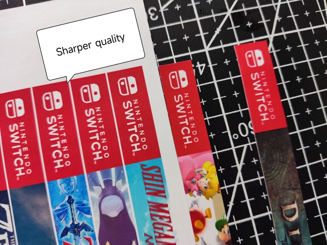 Custom Spines for Nintendo Switch Games, Video Gaming, Video Games ...