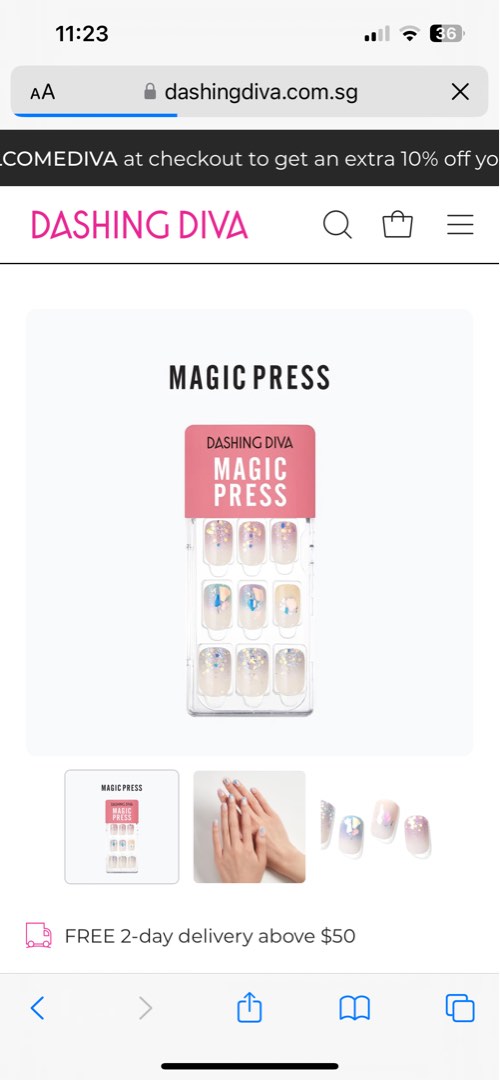 Dashing Diva Magic Press Art Nails, Beauty & Personal Care, Hands ...