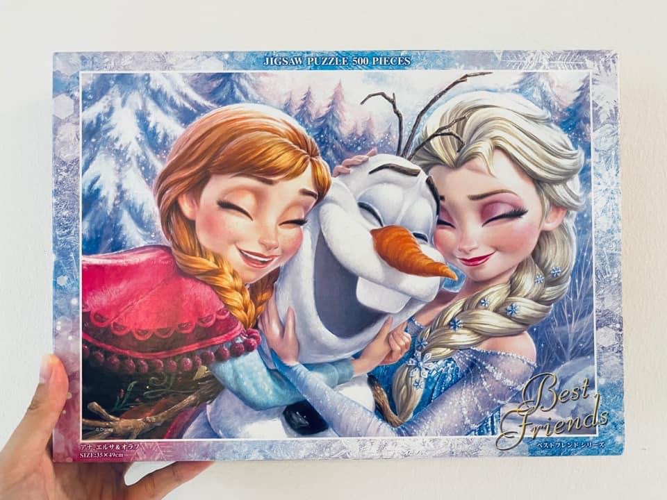 Disney Frozen Puzzle (500pc), Hobbies & Toys, Toys & Games on Carousell