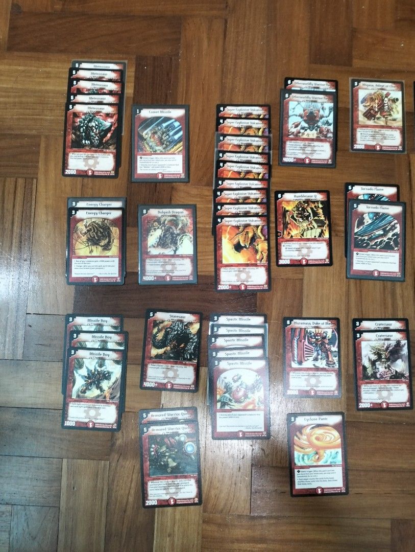 Duel Masters Fire Civilization Uncommon Cards, Hobbies & Toys, Toys ...