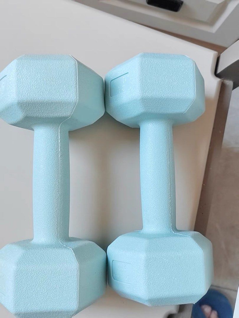 Dumbbell Girl Fitness Equipment Total 8KG (4kg*2), Sports Equipment, Exercise & Fitness, Weights ...
