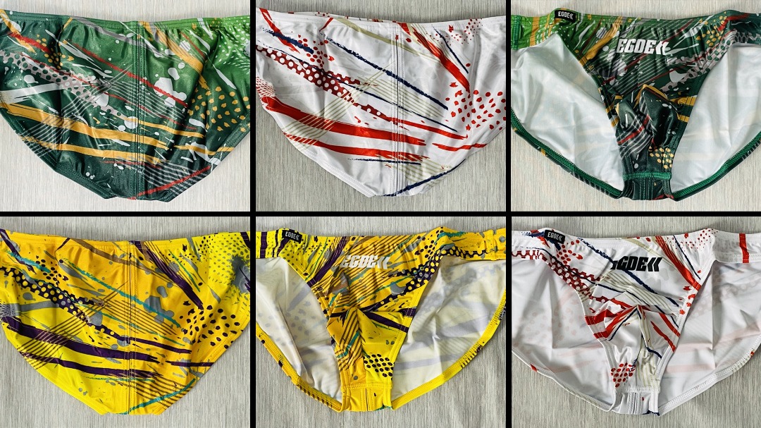 EGDE Frontier Bikini - Yellow, White, Green, Men's Fashion, Bottoms ...