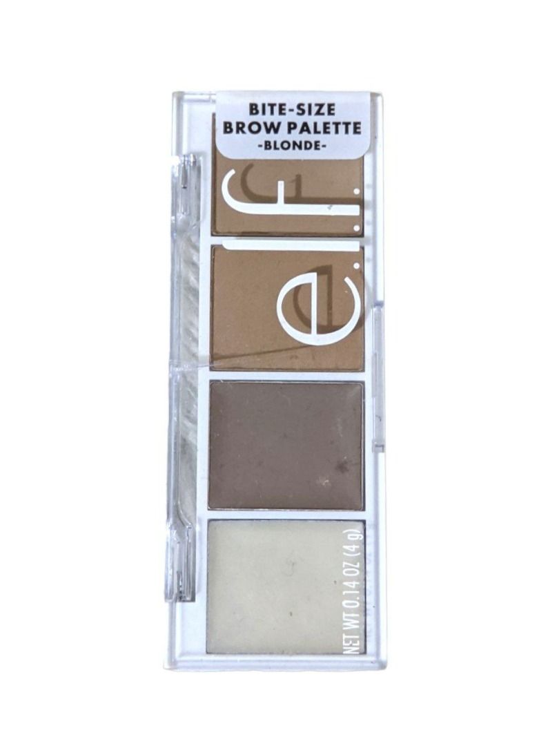 ELF Bite-Size Brow Palette, Mini Brow Quad with Ultra-Pigmented Waxes ...
