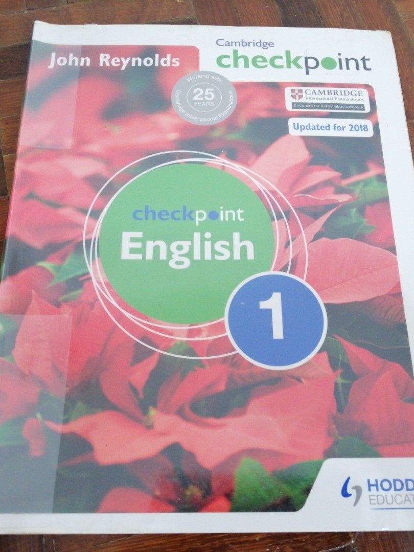 ENGLISH CHECKPOINT TEXTBOOK, Hobbies & Toys, Books & Magazines ...