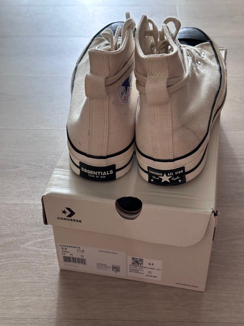 Essential FOG x Converse Chuck Taylor US9.5, Men's Fashion, Footwear, Sneakers on Carousell