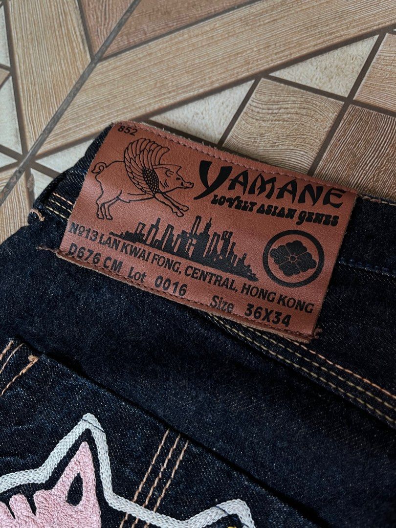 EVISU YAMANE SELVEDGE DENIM BAGGY, Men's Fashion, Bottoms, Jeans on ...