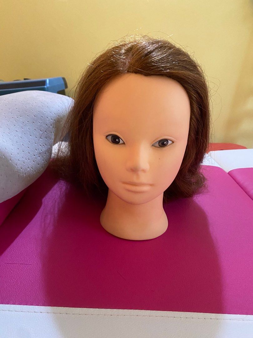 Fake head hair practicing, Beauty & Personal Care, Hair on Carousell