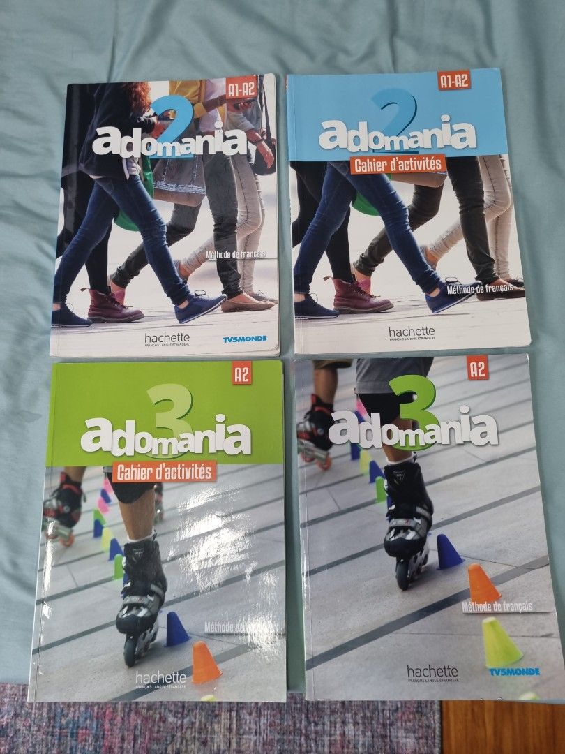 French adomania 2, 3 text&activity book, Hobbies & Toys, Books ...
